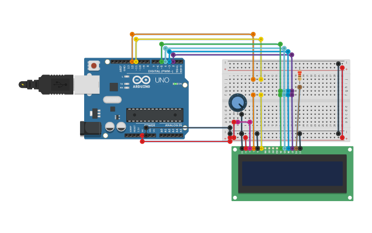 Circuit Design Arduino Uno Tinkercad