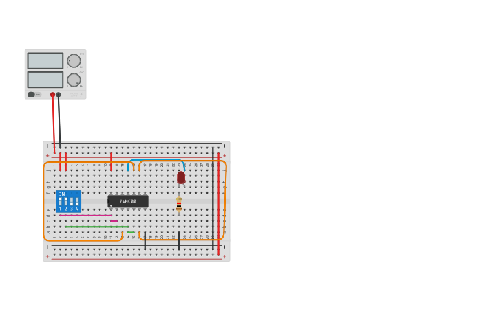 Circuit Design Exp 2 Realisation Of Nor Gate Using Nand Gate Tinkercad