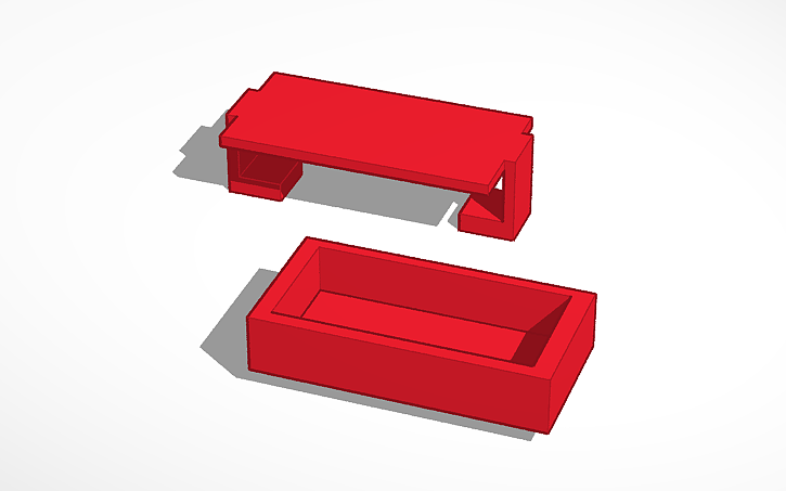 3D design storage box | Tinkercad
