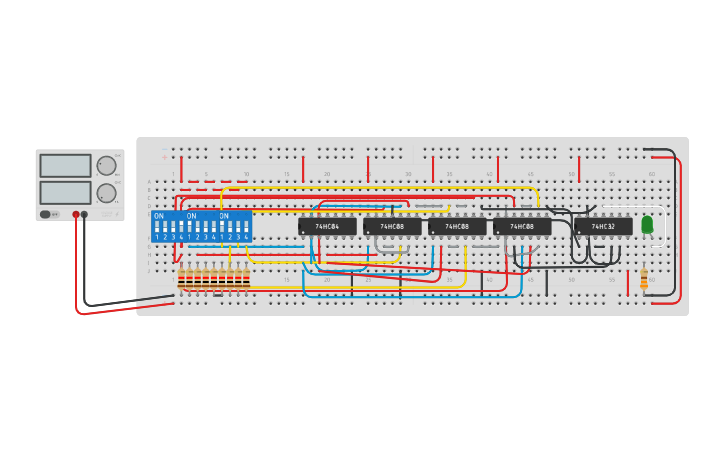 Circuit design Multiplex | Tinkercad