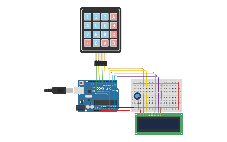 Circuit design PS5 - Tinkercad