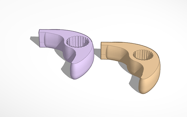 3D design Bottle Cap and Can Tab Boomerang | Tinkercad 3D design Bottle Cap and Can Tab Boomerang | Tinkercad