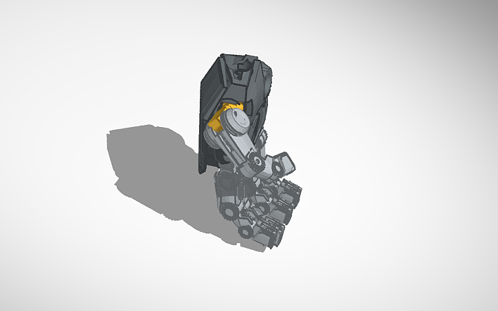 3D design DLX Optimus Hands - Tinkercad