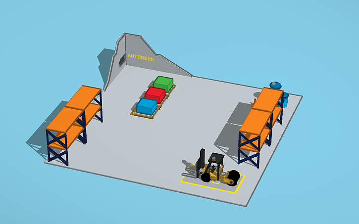 3D design Simlab Forklift Simulator (UPDATED) - Tinkercad