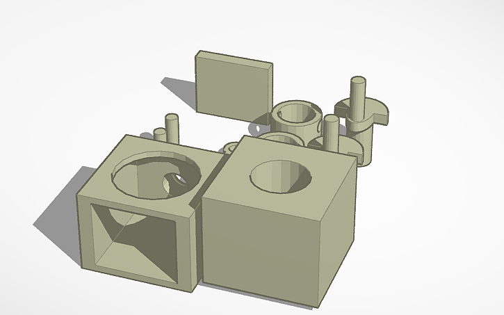3D design small model engine (Gen 4) - Tinkercad