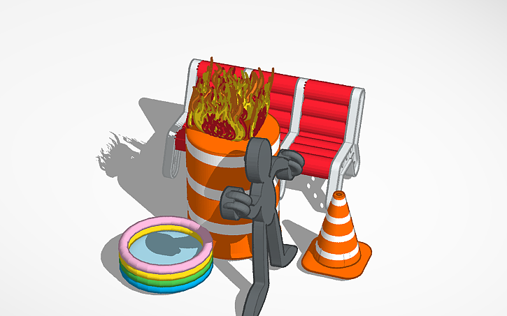 3D design easter egg - Tinkercad