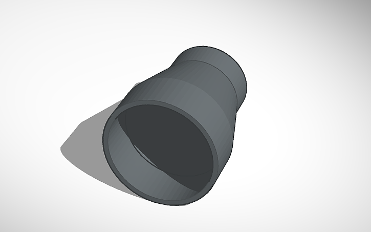 3D design coupler - Tinkercad