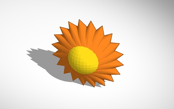 3D design sun MIguel chacon - Tinkercad