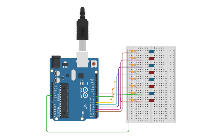 Circuit design Ximena circuito 4 | Tinkercad