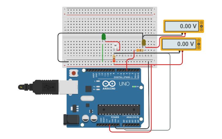 Circuit design Copy of ELEVADOR | Tinkercad