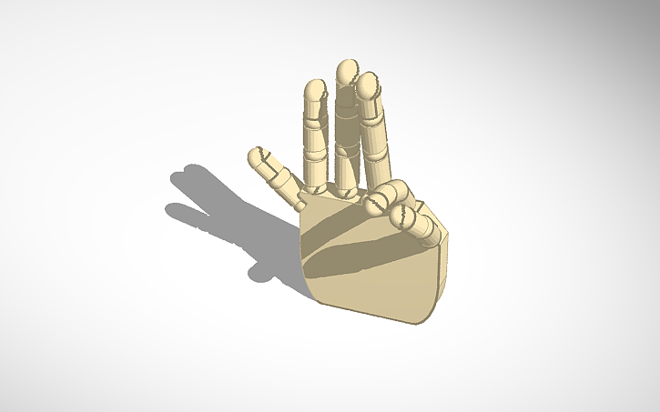 3D design HANDS - Tinkercad
