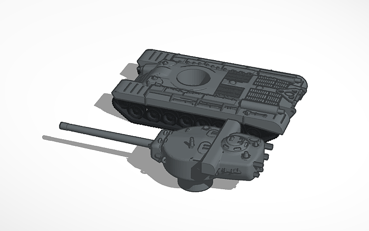 3D design T29 Heavy Tank For 3D Printing - Tinkercad