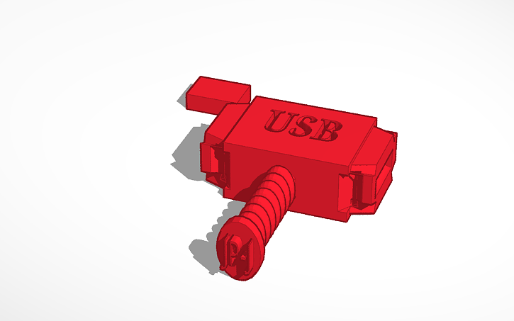 3D design USB stick Thors Hammer | Tinkercad