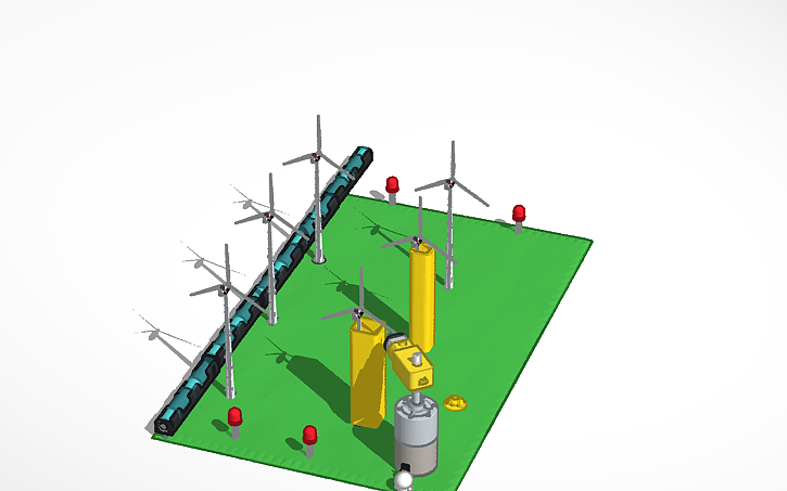 3D design 2050 project Fossil fuel Free - Tinkercad