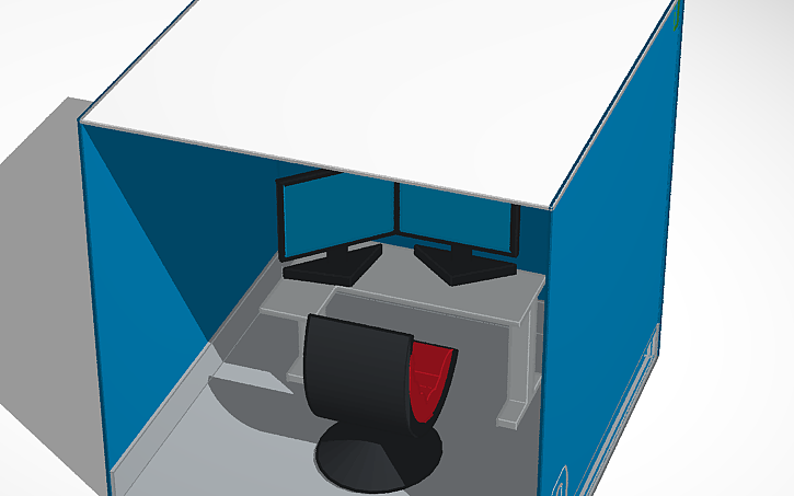 3D design Gaming Room - Tinkercad