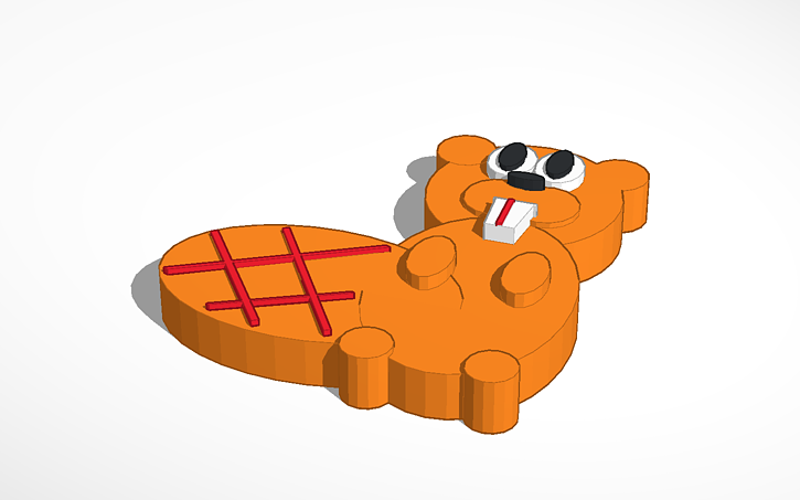 3D design Beaver - Tinkercad