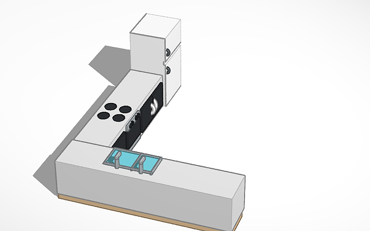 3D design Copy of Cozinha - Tinkercad