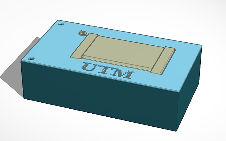 3D design ESp32 Casing example - Tinkercad
