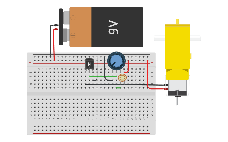 Circuit design Motoreductor - Tinkercad Circuit design Motoreductor - Tinkercad