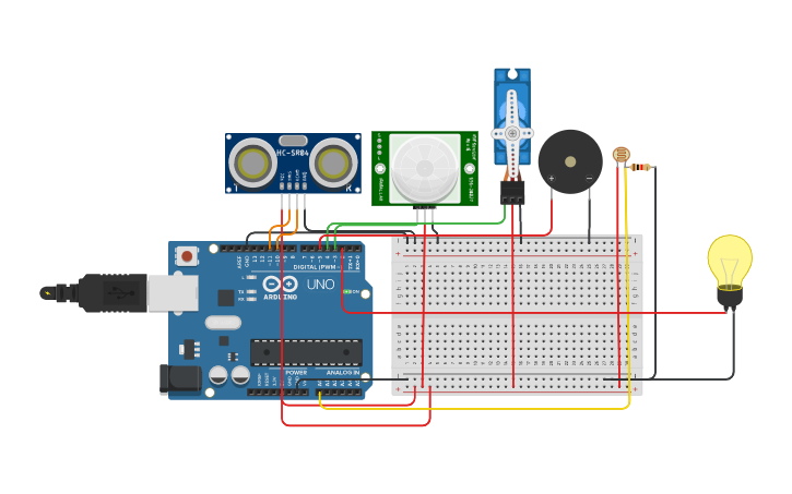 Circuit Design Copy Of Home Automation Tinkercad