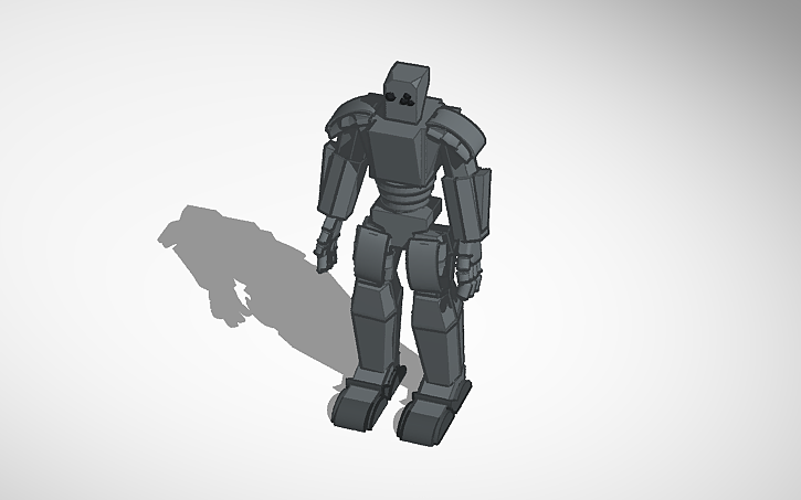 3d Design Combat Personnel Robot Sim Lab Tinkercad