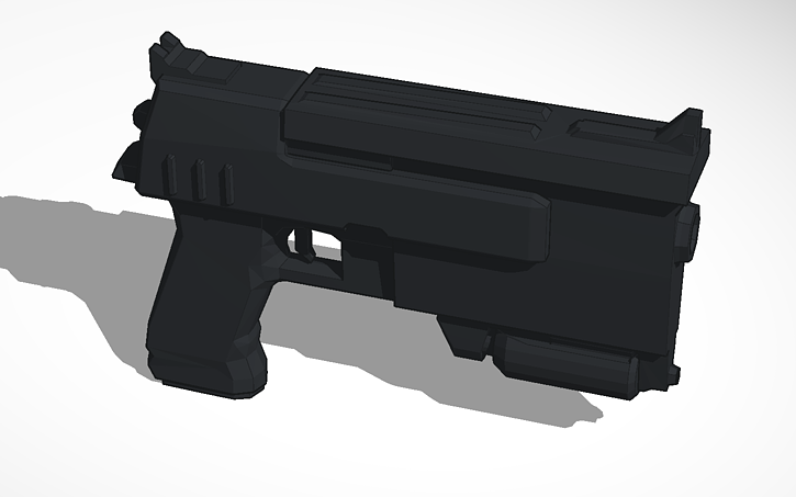 3D design pistol - Tinkercad