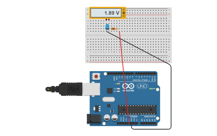 Circuit design Series and Parallel Circuits 1 | Tinkercad