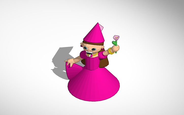 3D design Copy of princess - Tinkercad