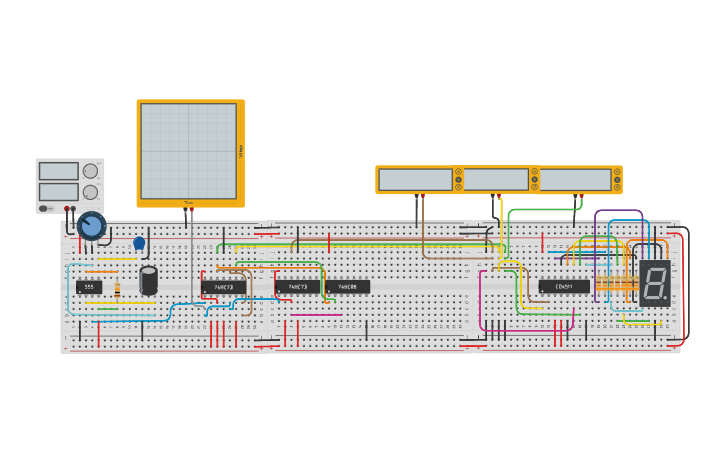 Circuit Design 3 Bit Synchronous Counter Tinkercad