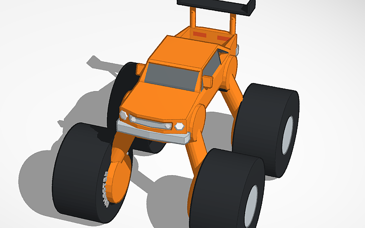 3D design monster truck - Tinkercad