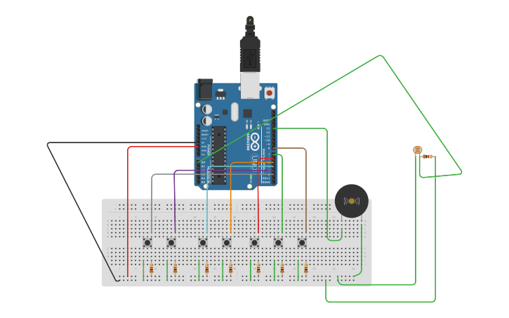 Circuit design Music Box | Tinkercad