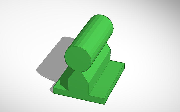 3D design rail - Tinkercad