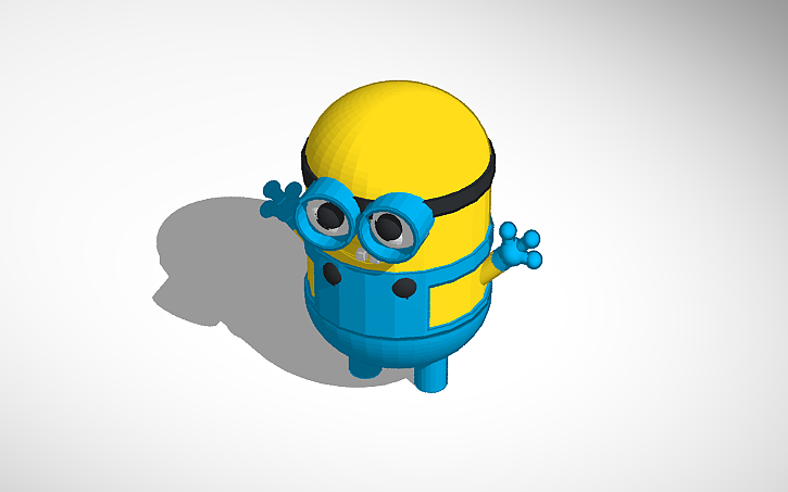 3D design Minion - Tinkercad