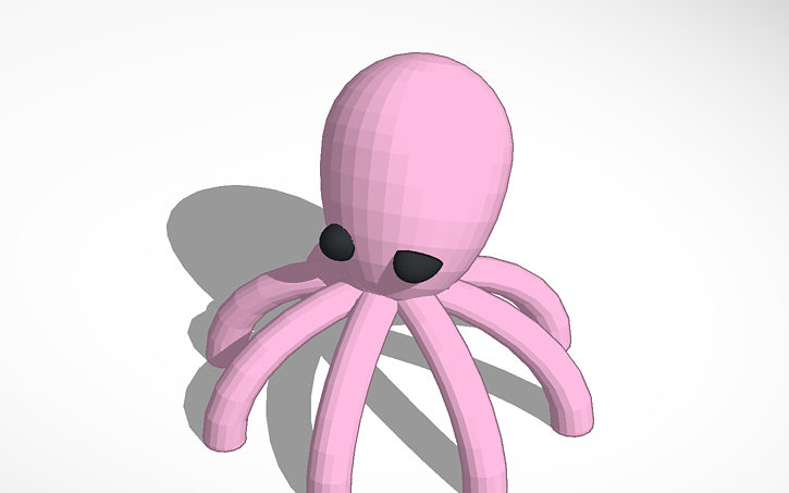 3D design squid - Tinkercad