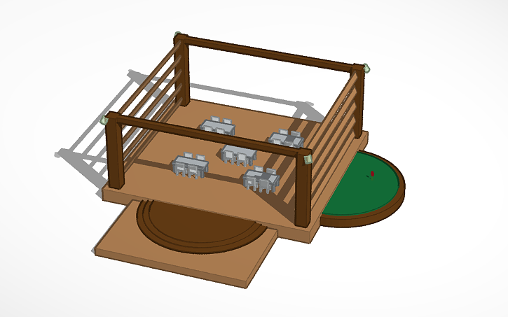 3D design outdoor classroom | Tinkercad