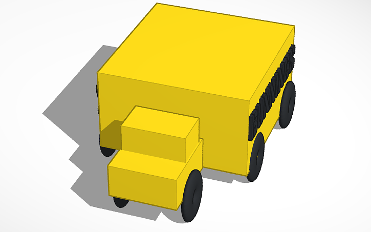 3D design Bunnings dump truck - Tinkercad