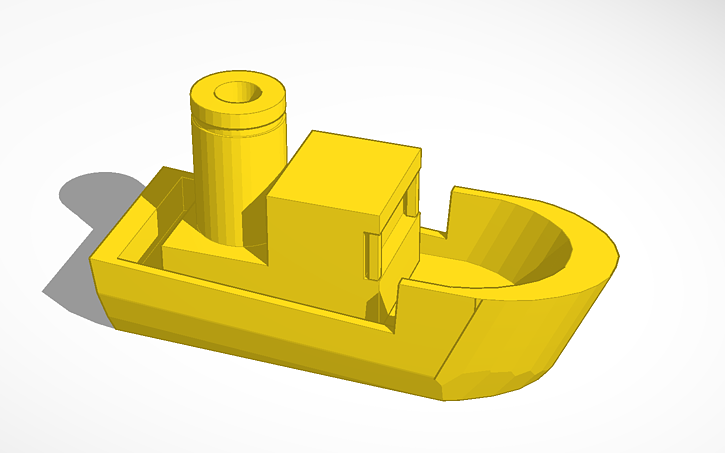 3D design Mini Boat - Tinkercad