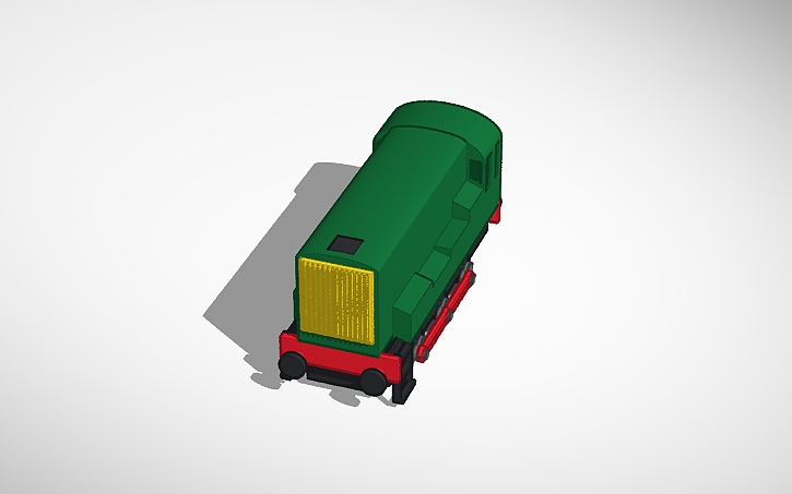 3D design Class 08 shunter toy (built) - Tinkercad