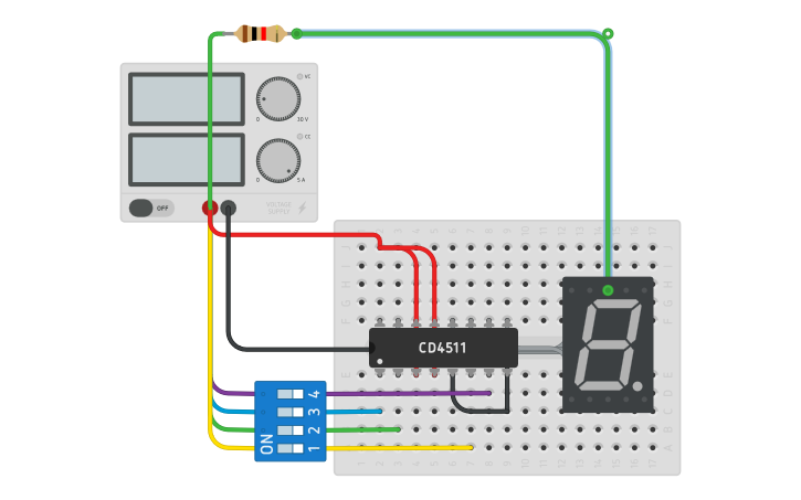 Circuit Design Copy Of 7 Segment Decoder Tinkercad