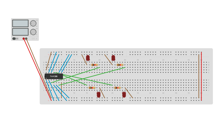 Circuit Design Experiment 1 Quad Two Input And Gate Tinkercad