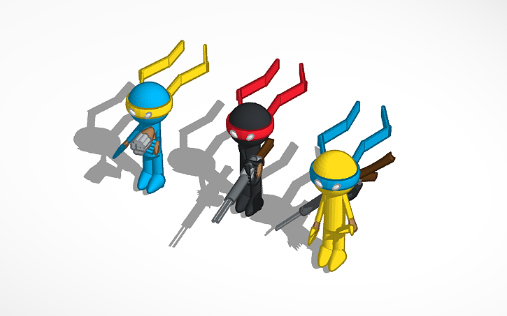 3D design Ninja jims elite force! | Tinkercad