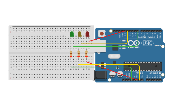 Circuit design IAN MORALES SÁNCHEZ LED INTERMITENTE | Tinkercad