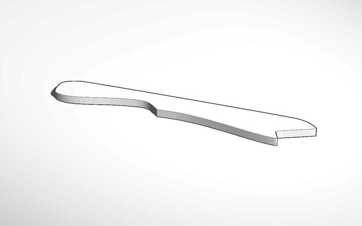 3D design Push stick - Tinkercad