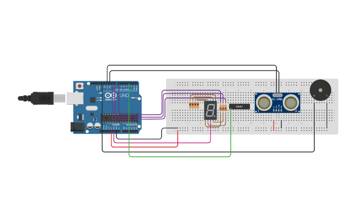 Circuit design Display a 7 segmenti - Tinkercad Circuit design Display a 7 segmenti - Tinkercad