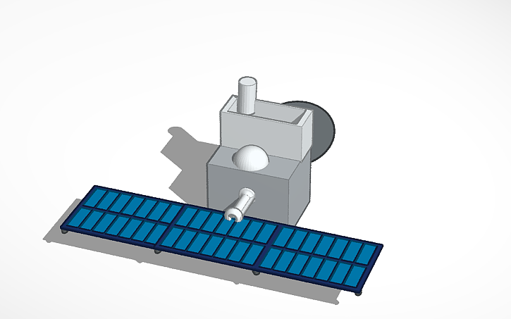 3D design mars orbiter machine - Tinkercad