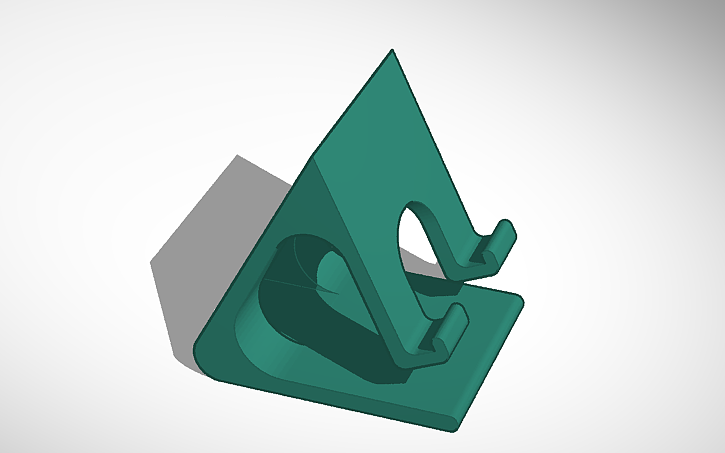 3D design Phone Stand - Tinkercad