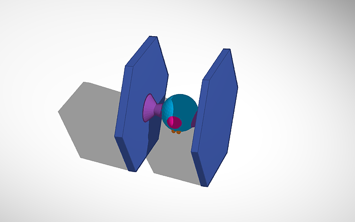 3D design Tie The Fighter | Tinkercad