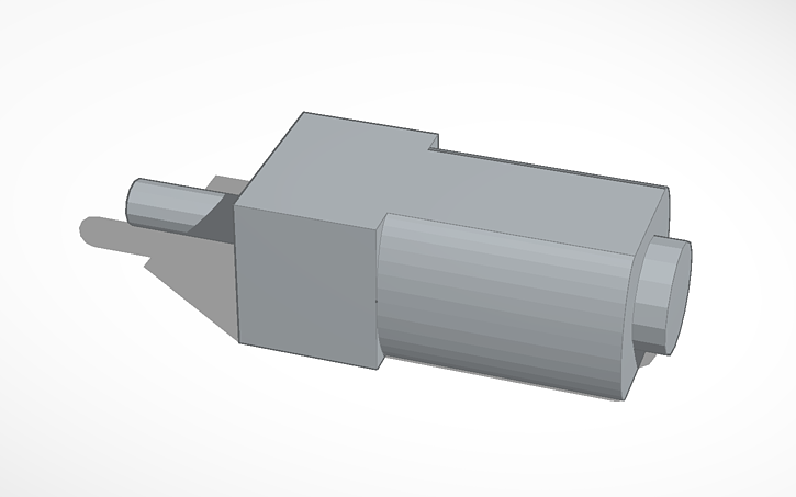 3D design micro gear motor - Tinkercad