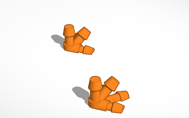 3D design pegs - 45T v2 | Tinkercad