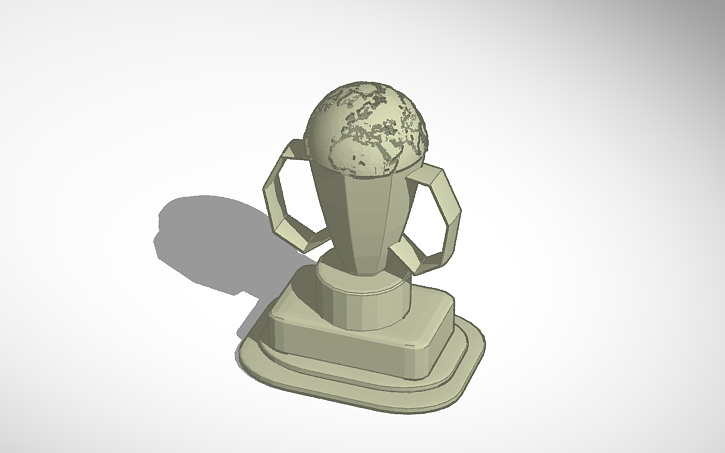 3D design 3D World Champions´ Trophy - Tinkercad